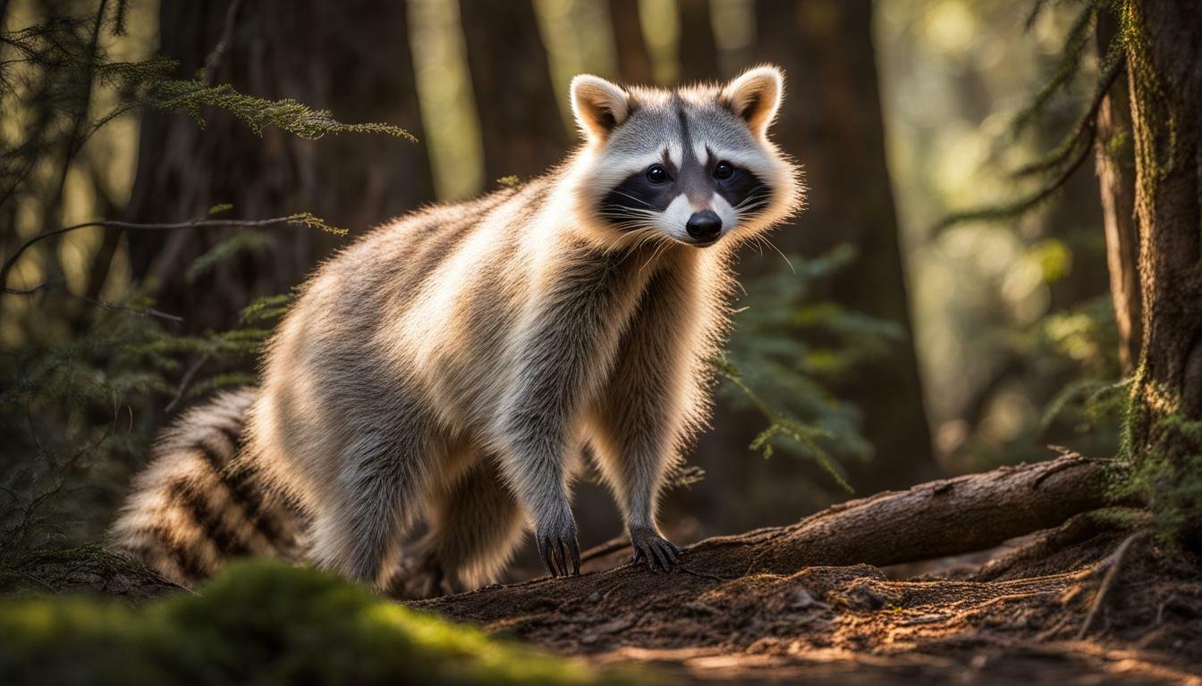 The Life of an Albino Raccoon: A Journey of Survival
